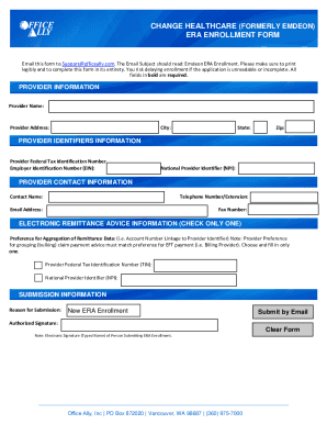 Fillable Online Once on the ERA Payer Enrollment Forms page, use the ...