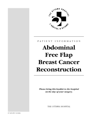 Fillable Online Your Guide to Free Flap Breast Reconstruction Surgery ...