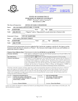 Fillable Online Original Contract Number: 18OECCDC01HTD Fax Email Print ...