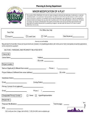 Fillable Online Final Plats and Replats Application & Review Procedures ...