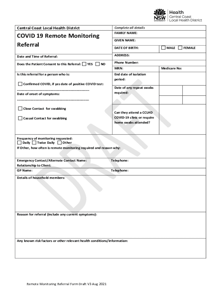 Fillable Online Remote Monitoring Data: Consent and Disclosure Tips Fax ...