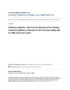 Fillable Online Government Documents: Serial Set/American State Papers ...