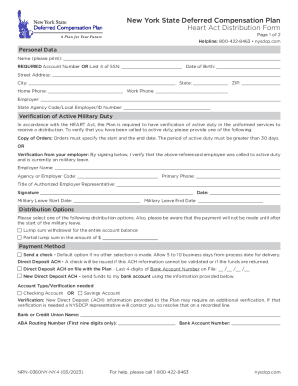 Fillable Online Employee Distribution Election Form Fax Email Print ...