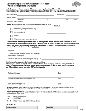 Fillable Online - Active and Separating Employees Fax Email Print ...