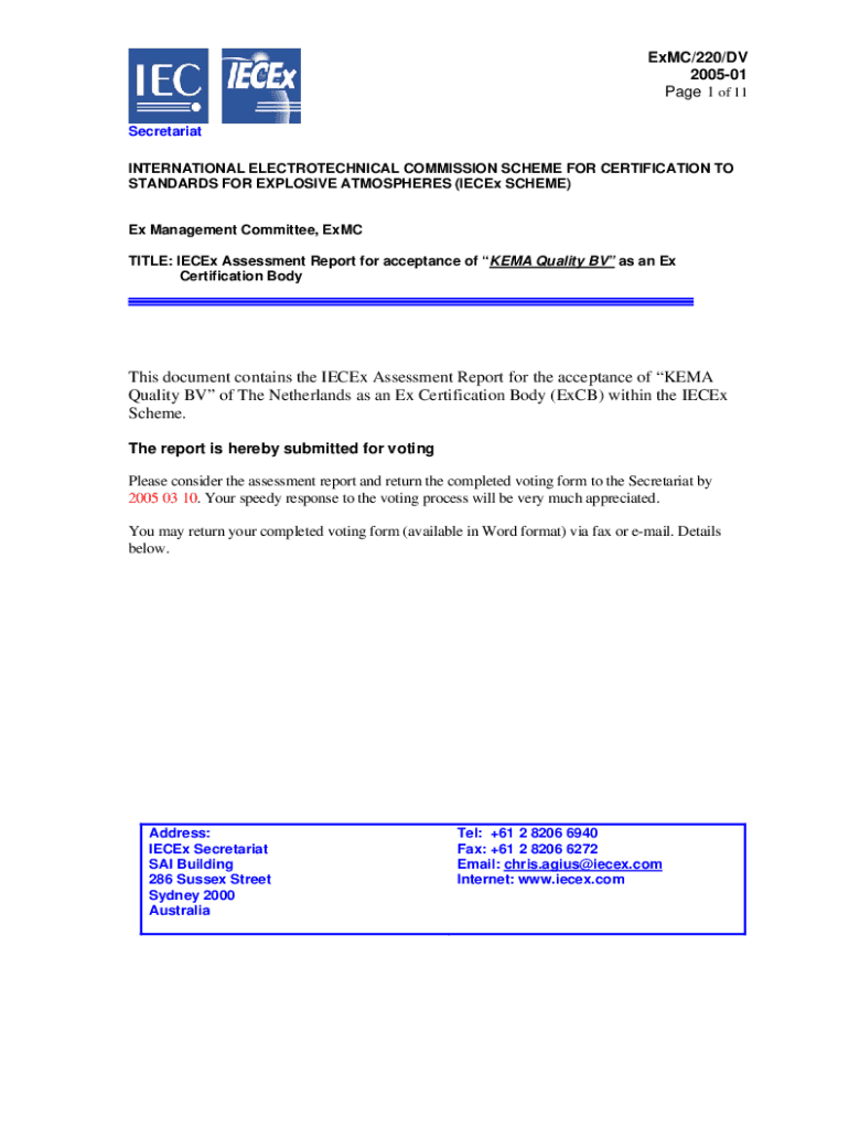 Fillable Online Approved for issue on behalf of the IECEX Certification ...