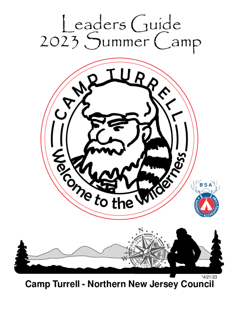 Fillable Online Camp Turrell - Northern New Jersey Council Fax Email ...
