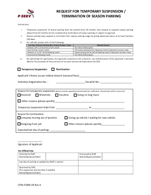 Fillable Online CPM-FORM-09R8 Request for Temporary Suspension ...