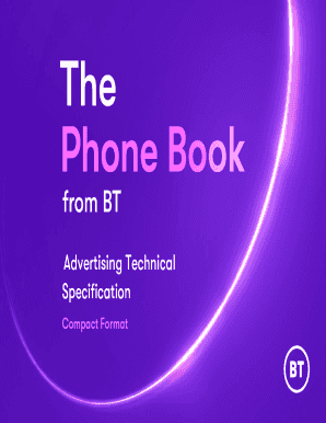 Fillable Online from BT - The Phone Book Fax Email Print - pdfFiller