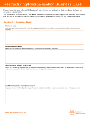 Business Case Doc Template | pdfFiller
