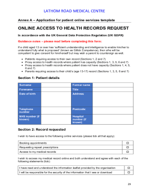 Fillable Online Access to medical records policyv1 Fax Email Print - pdfFiller