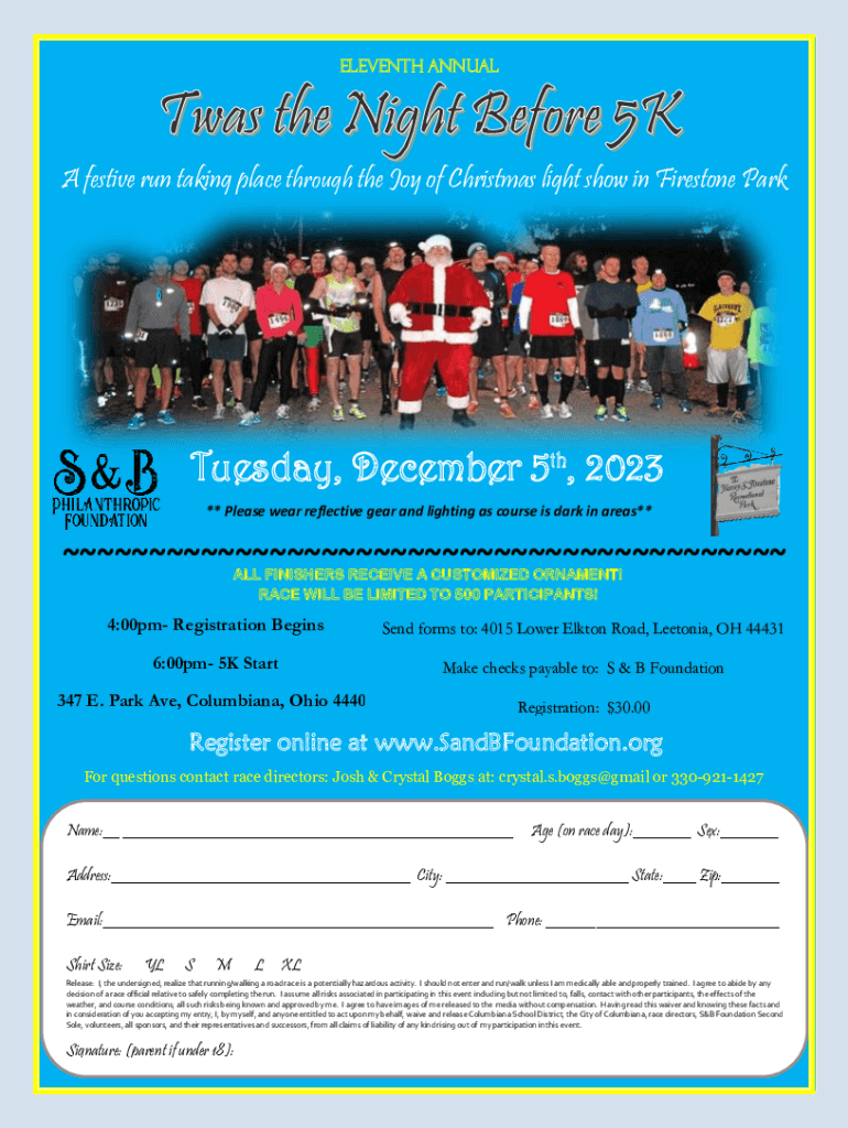 Fillable Online JOY of Christmas Light Display in Firestone Park Fax ...