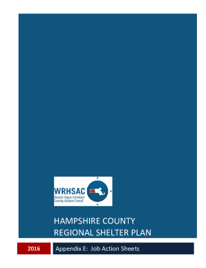 Fillable Online Regional Shelter Plan Template Fax Email Print - pdfFiller
