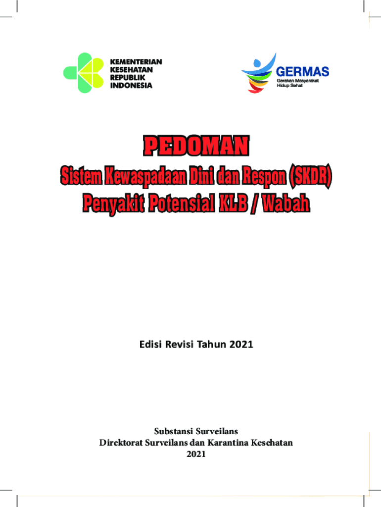 Fillable Online Sistem Kewaspadaan Dini dan Respon (SKDR) Penyakit ...