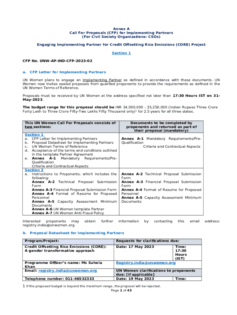 Call For Proposals: (CFP) for Implementing Partner ... - asiapacific unwomen Doc Template ...