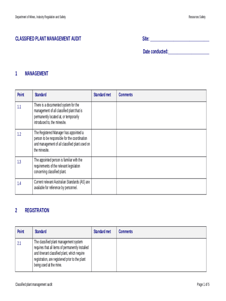 Audit Template- Element - dmp wa gov Doc Template | pdfFiller