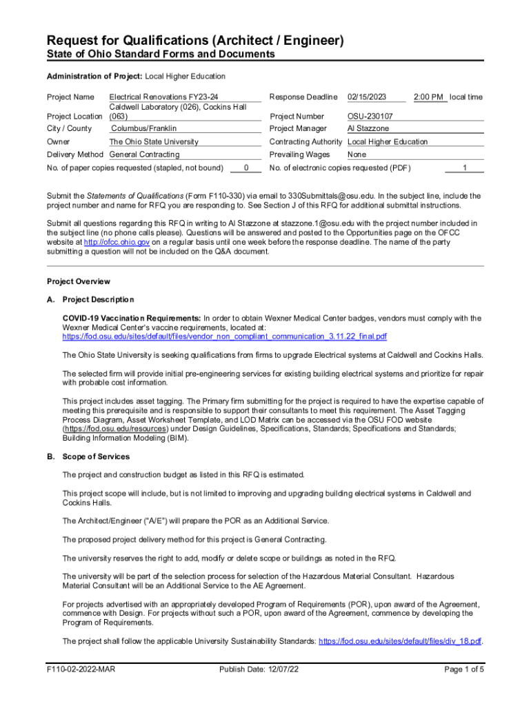 Fillable Online IASBO's Architect Request for Qualifications (RFQ) and CM ... Fax Email Print ...