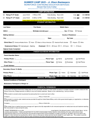 MAA AWE Application Doc Template | pdfFiller