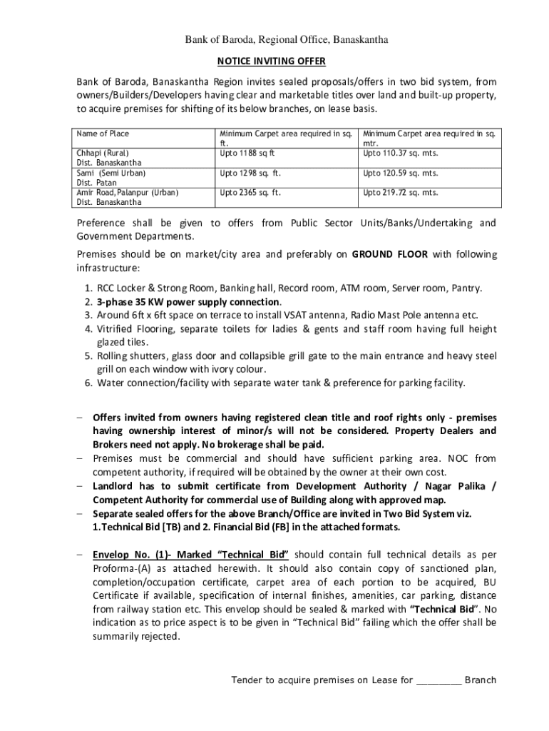 Fillable Online Bank of Baroda, Regional Office, Banaskantha Fax Email ...