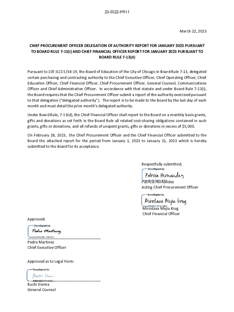 Fillable Online Chief Procurement Officer (CPO) Delegation Form Fax ...