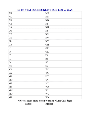 Fillable Online List of 50 States in Alphabetical Order - Flap.TV Fax ...