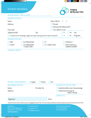 Fillable Online Timely Referral Scheduling Is Key To Positive Patient ...
