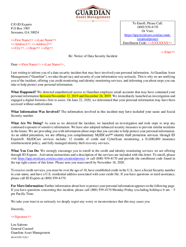 Fillable Online OPM Pre-enrollment Pin Validation - MyIDCare - IDX Fax ...