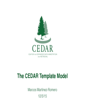 Fillable Online CEDAR Template Model v1.5.0 - Google Docs Fax Email ...