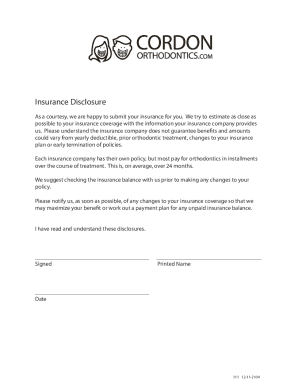 Fillable Online Why accurate disclosures are must for insurance ...