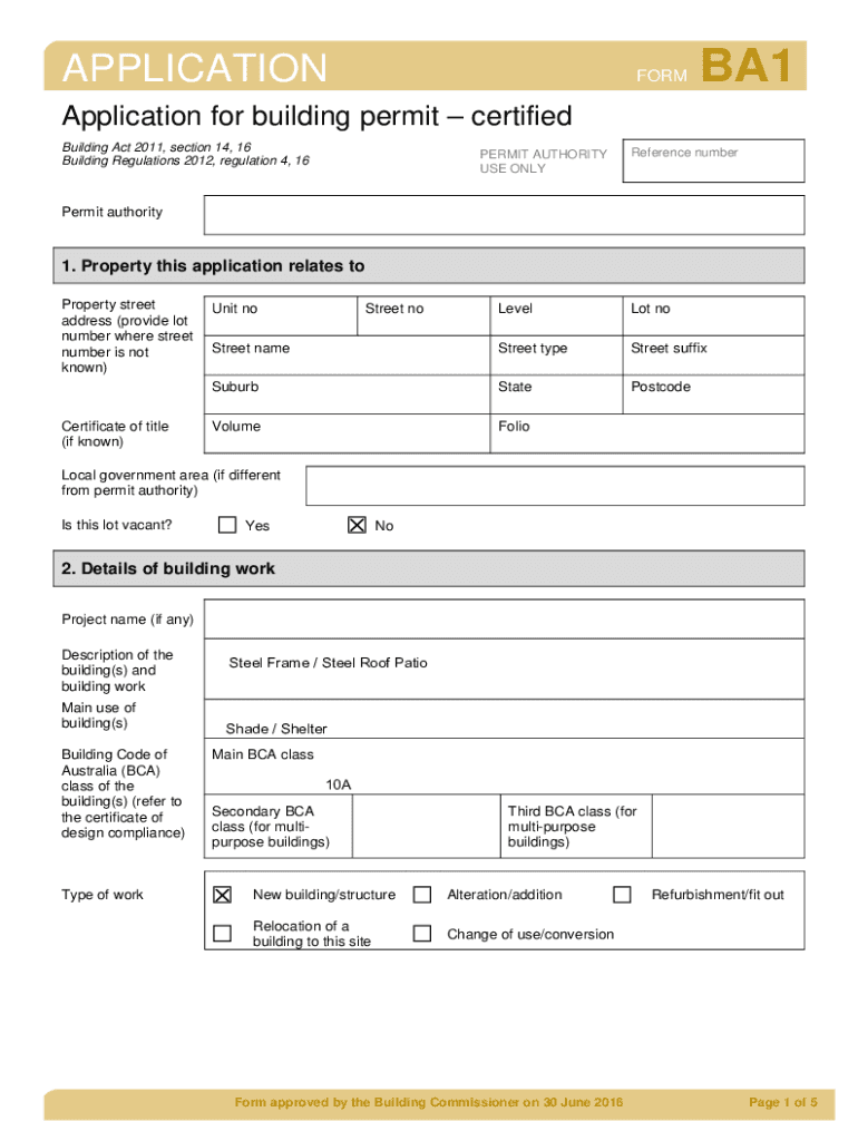 Fillable Online Form Ba 1 - Fill Online, Printable, Fillable, Blank Fax ...