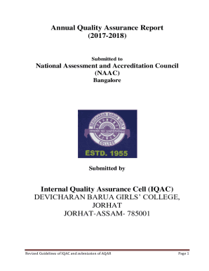 Fillable Online Annual Quality Assurance Report ( ) - PDF Free Download ...