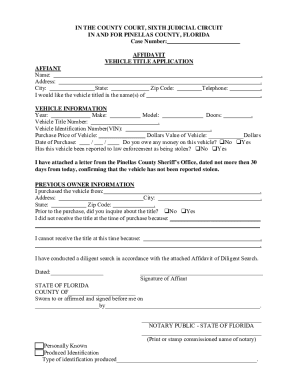 Fillable Online Vehicle Ownership Information Sheet. Vehicle Ownership ...