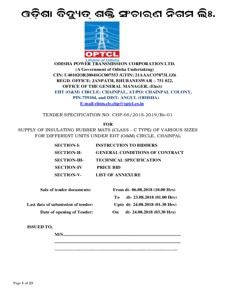 Fillable Online office of the general manager, eht (o&m) circle ...