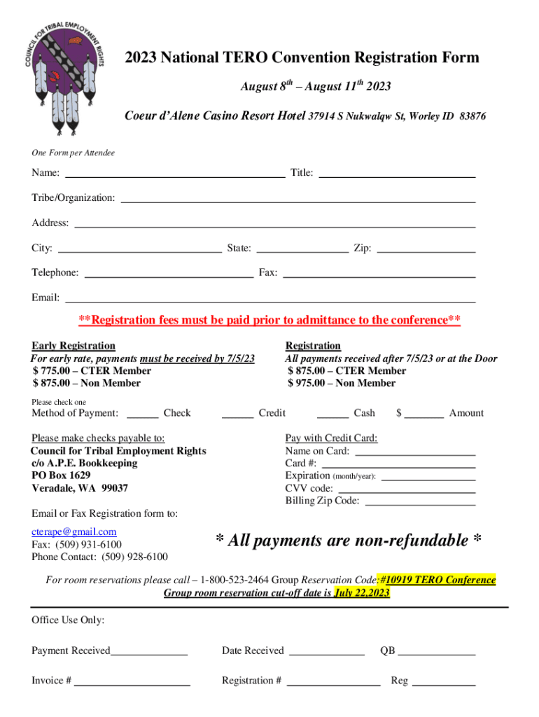 Fillable Online * All payments are non-refundable * Fax Email Print ...