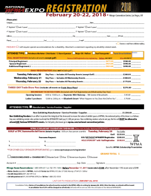 Fillable Online EXPO RegistRation Fax Email Print - pdfFiller