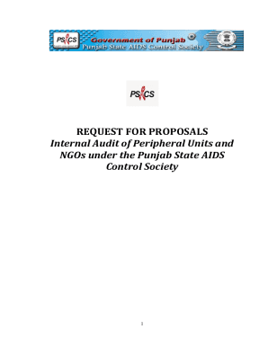 Fillable Online REQUEST FOR PROPOSALS Internal Audit of Peripheral ...