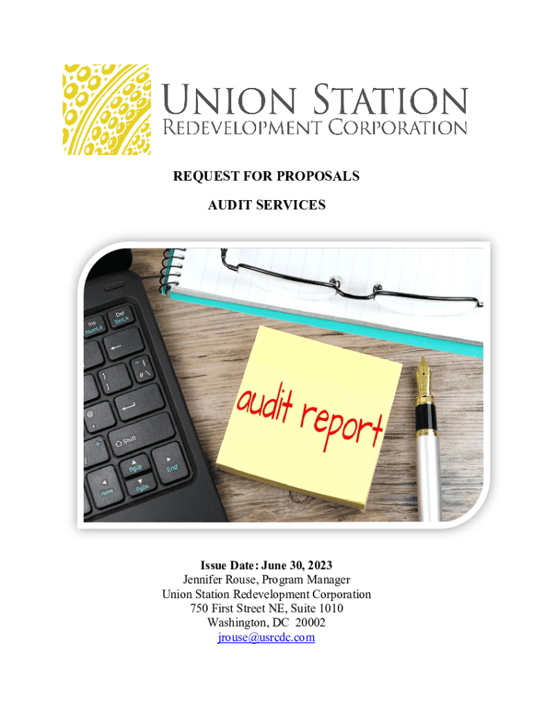 Fillable Online Audit ServicesRequest for Proposals (RFP) - USRC Fax ...
