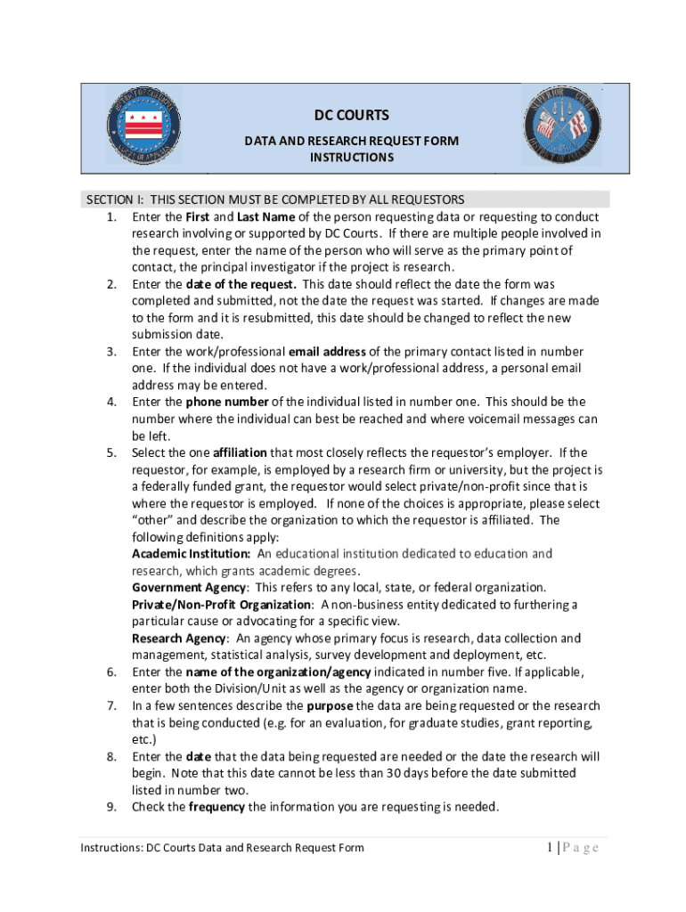 Fillable Online data and research request form Fax Email Print - pdfFiller