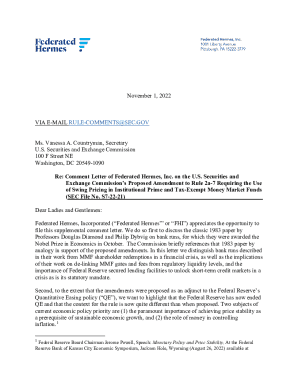 Fillable Online See Letter from Richard B. Zabel, General Counsel ...