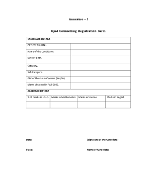 Fillable Online Annexure C Form B (Counselling Form for MBBS/BDS ...