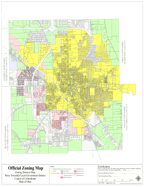 Fillable Online Zoning Districts Map Perry Township Local Government ...