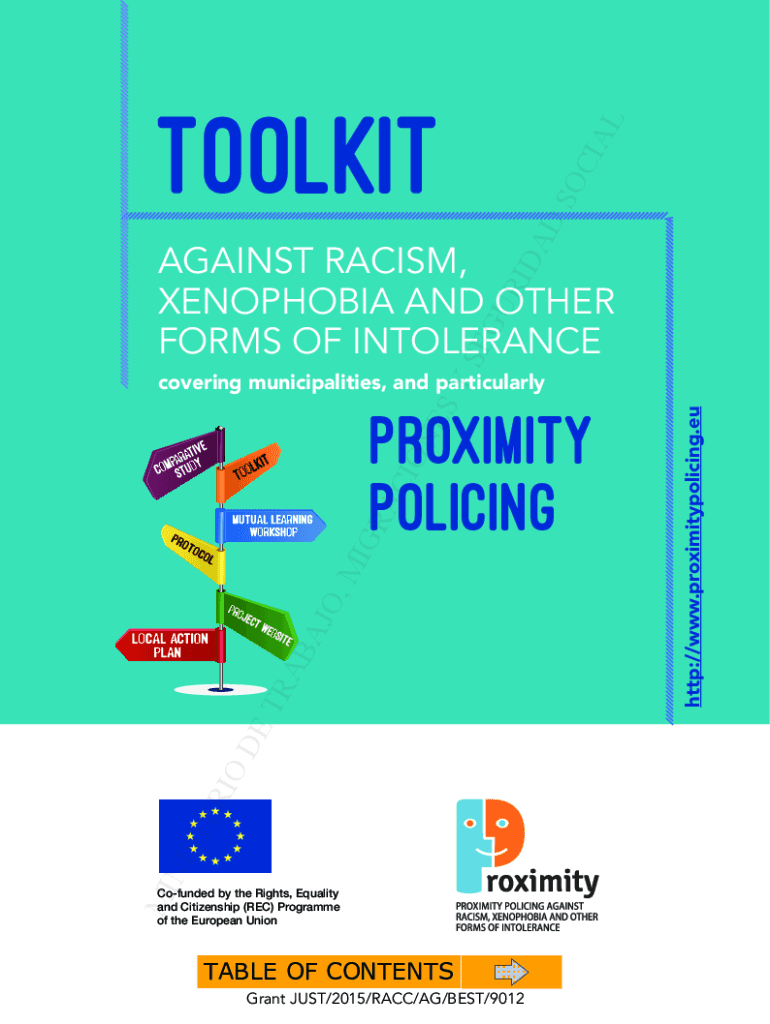 Fillable Online Tool kit against racism, xenofobia and other forms of ...