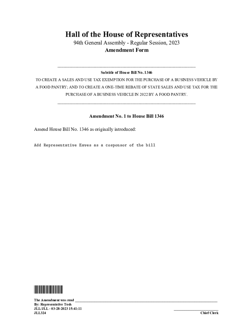 Fillable Online HB1369 Bill Information - Arkansas State Legislature ...