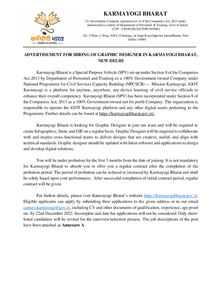 Fillable Online Engagement of Graphic Designer ... Fax Email Print - pdfFiller