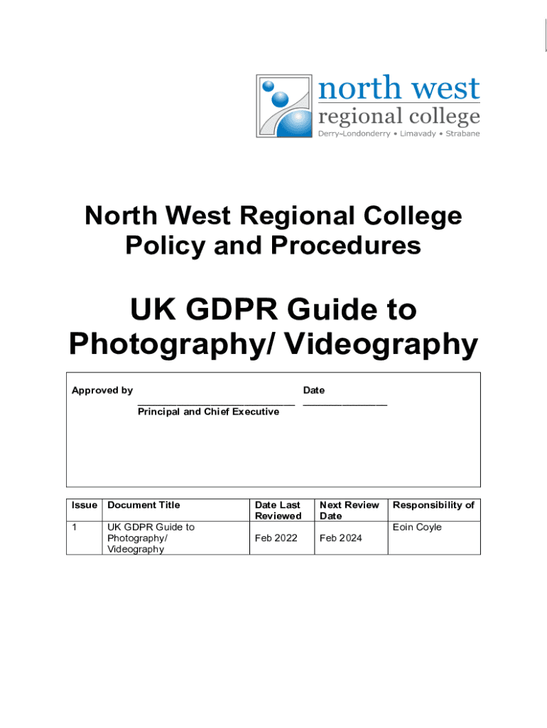 Fillable Online GDPR RegulationsEverything Photographers Should ... Fax Email Print - pdfFiller