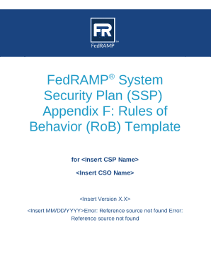 SSP-Appendix-F-Rules-of-Behavior-(RoB)-Template. ... Doc Template ...