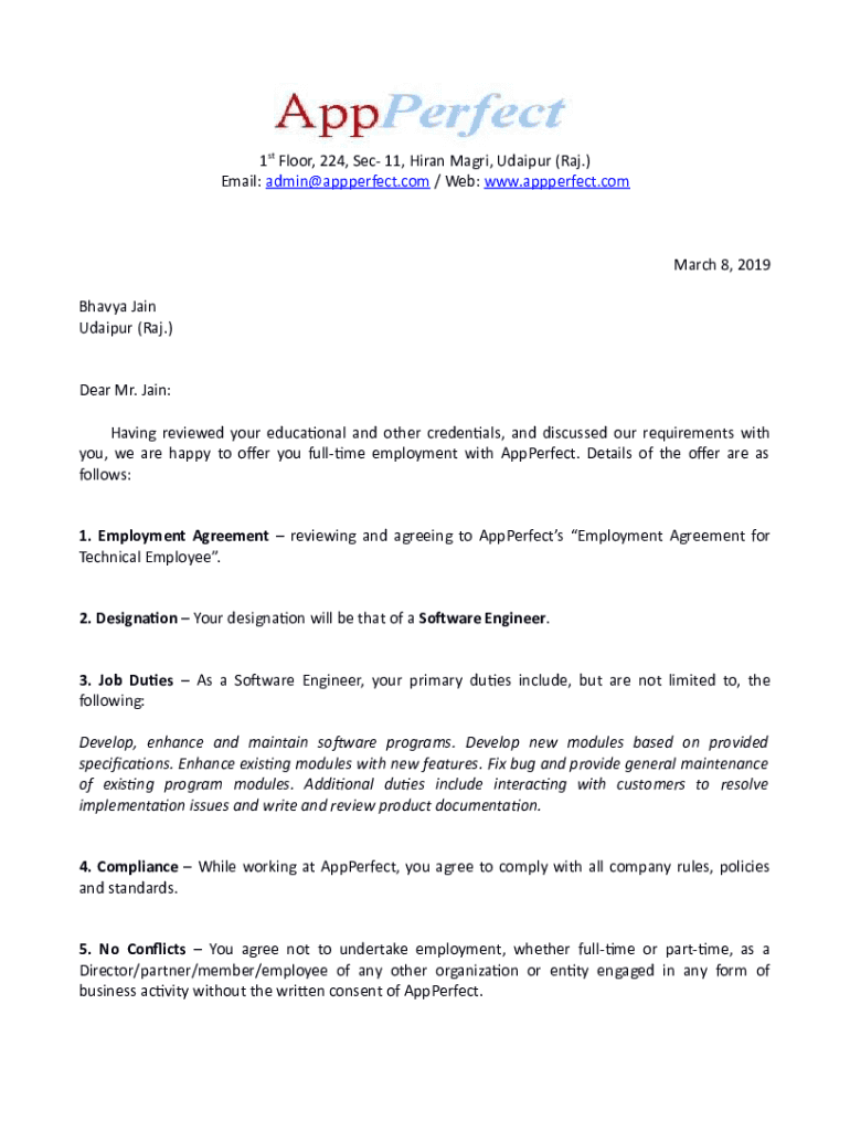 Fillable Online 11, Hiran Magri, Udaipur (Raj.) Email: adminappperfect ...