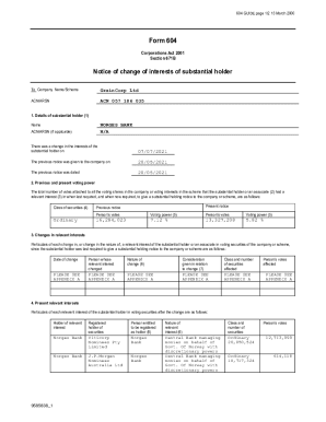 Fillable Online Form 604 - Open Briefing Fax Email Print - pdfFiller