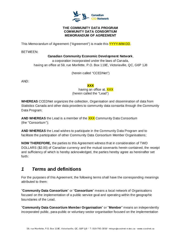 Data sharing and end use license agreement Doc Template | pdfFiller