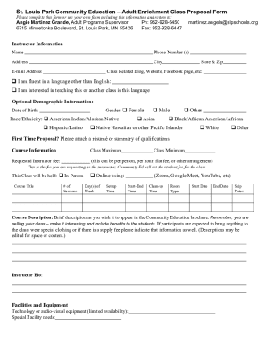 Fillable Online Course Proposal Form-1 Fax Email Print - pdfFiller