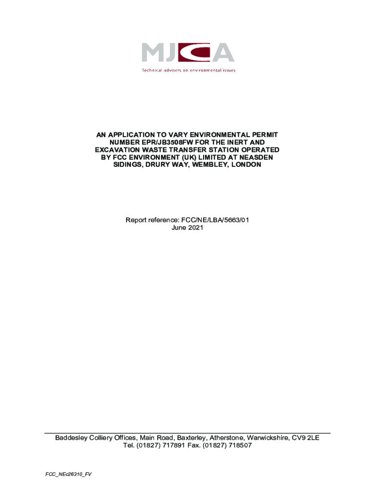 Fillable Online APCR Permit Variation Application Fax Email Print ...